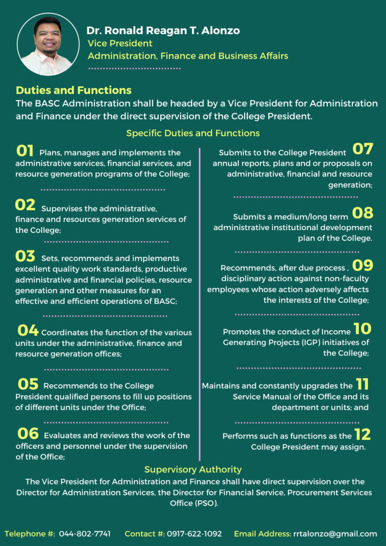Administration Office - Bulacan Agricultural State College